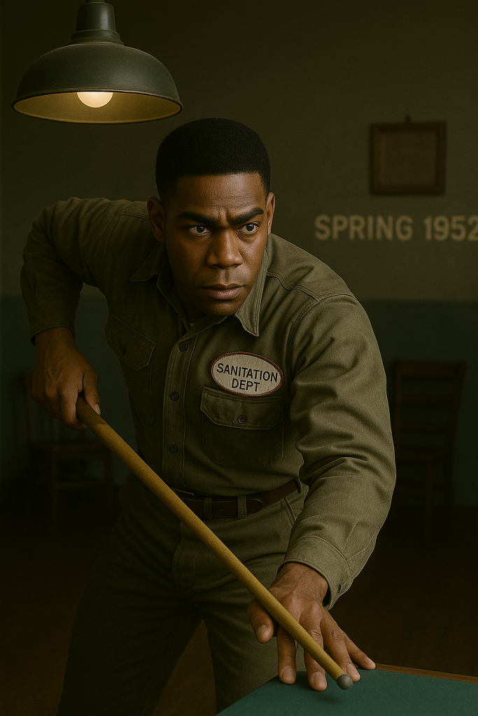 In Poolhustlers, my favorite character is Arthur (Little Augie) Bennett – Ramel Self